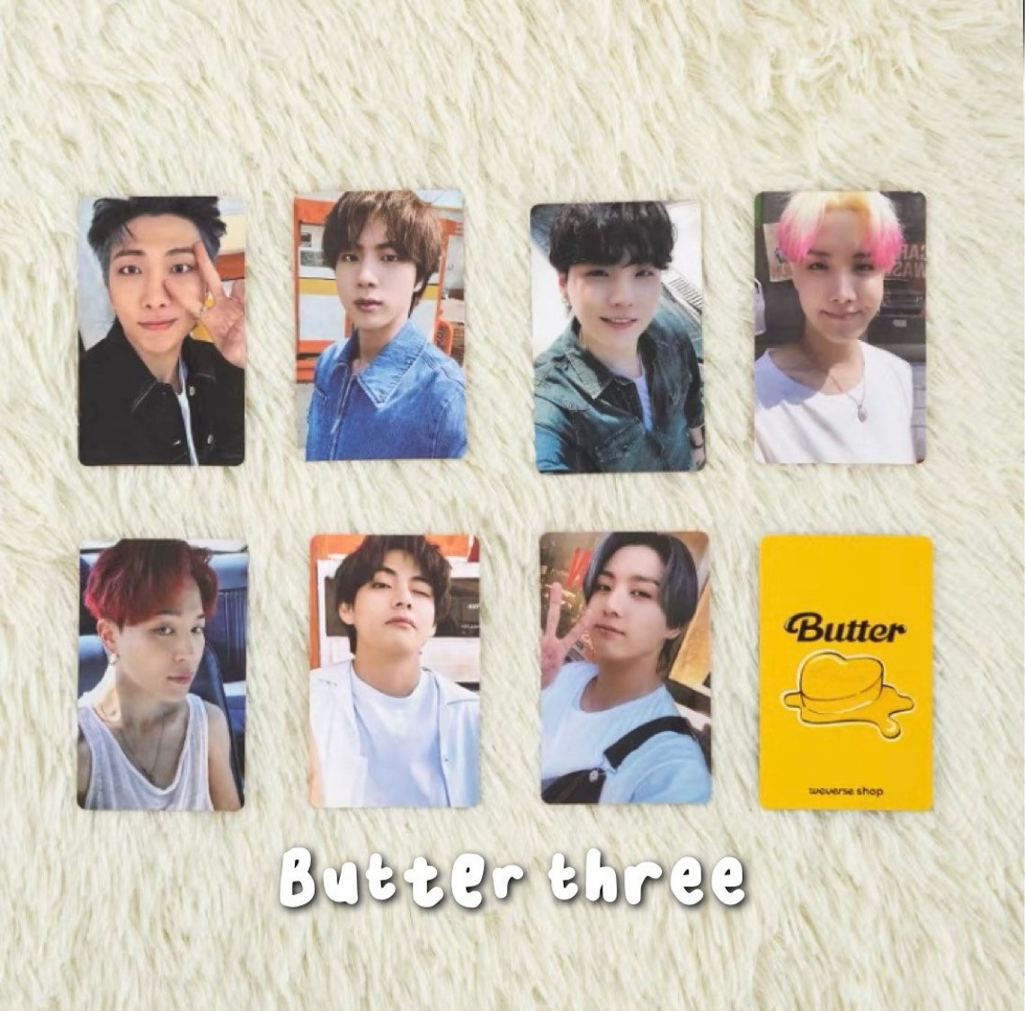 BTS Butter Peaches and Cream Photocards Replicas - Etsy