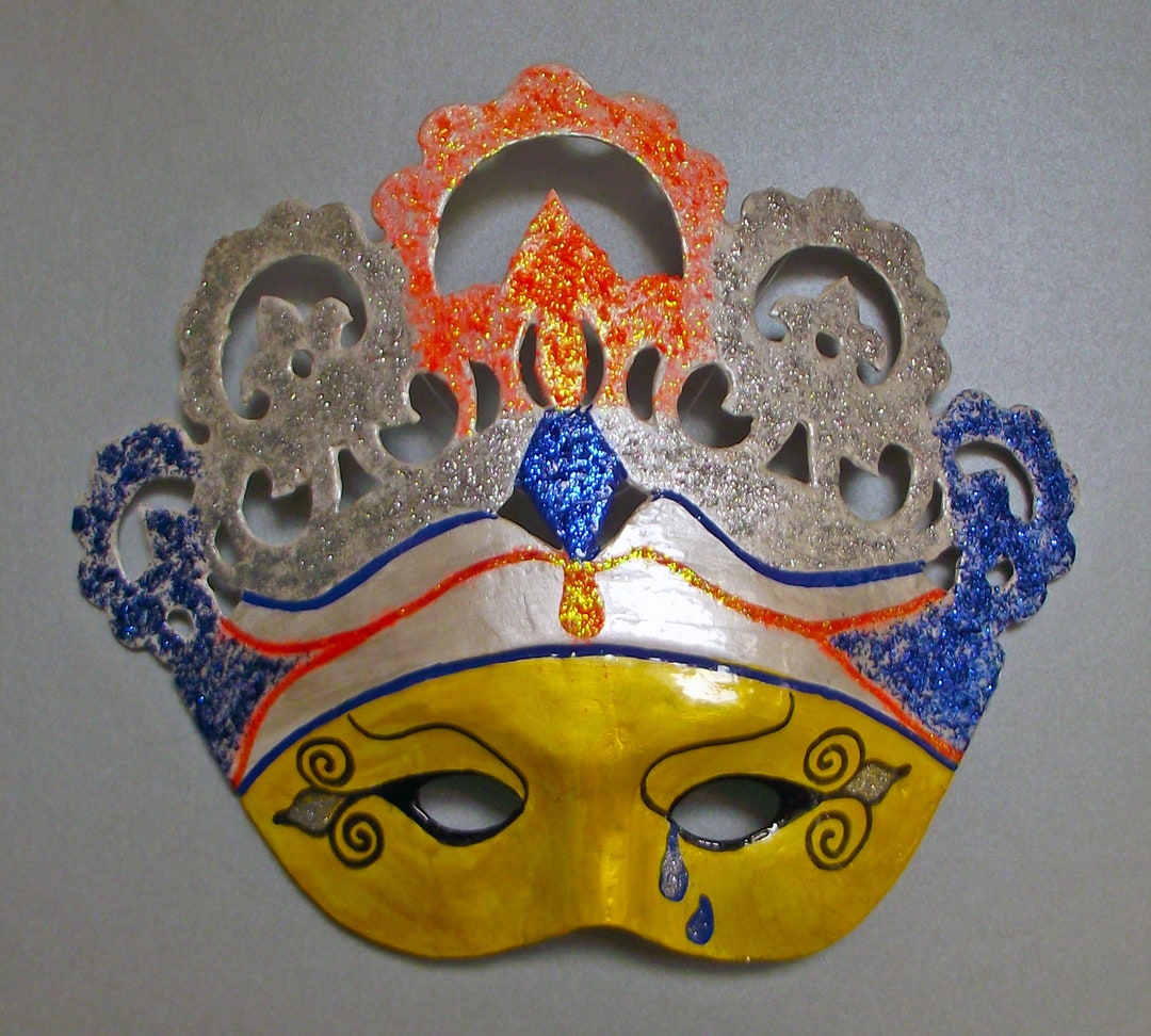 Mask for Venician Carnival. Venice Mask, Unique and Original Piece. - Etsy