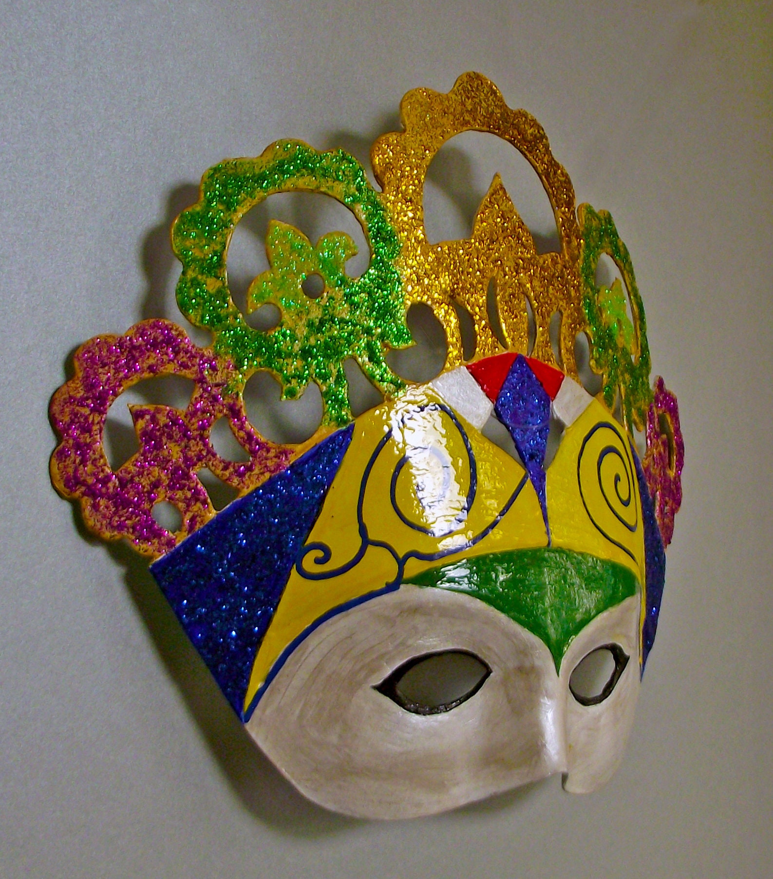 Mask for Venician Carnival. Venice Mask, Unique and Original Piece. - Etsy