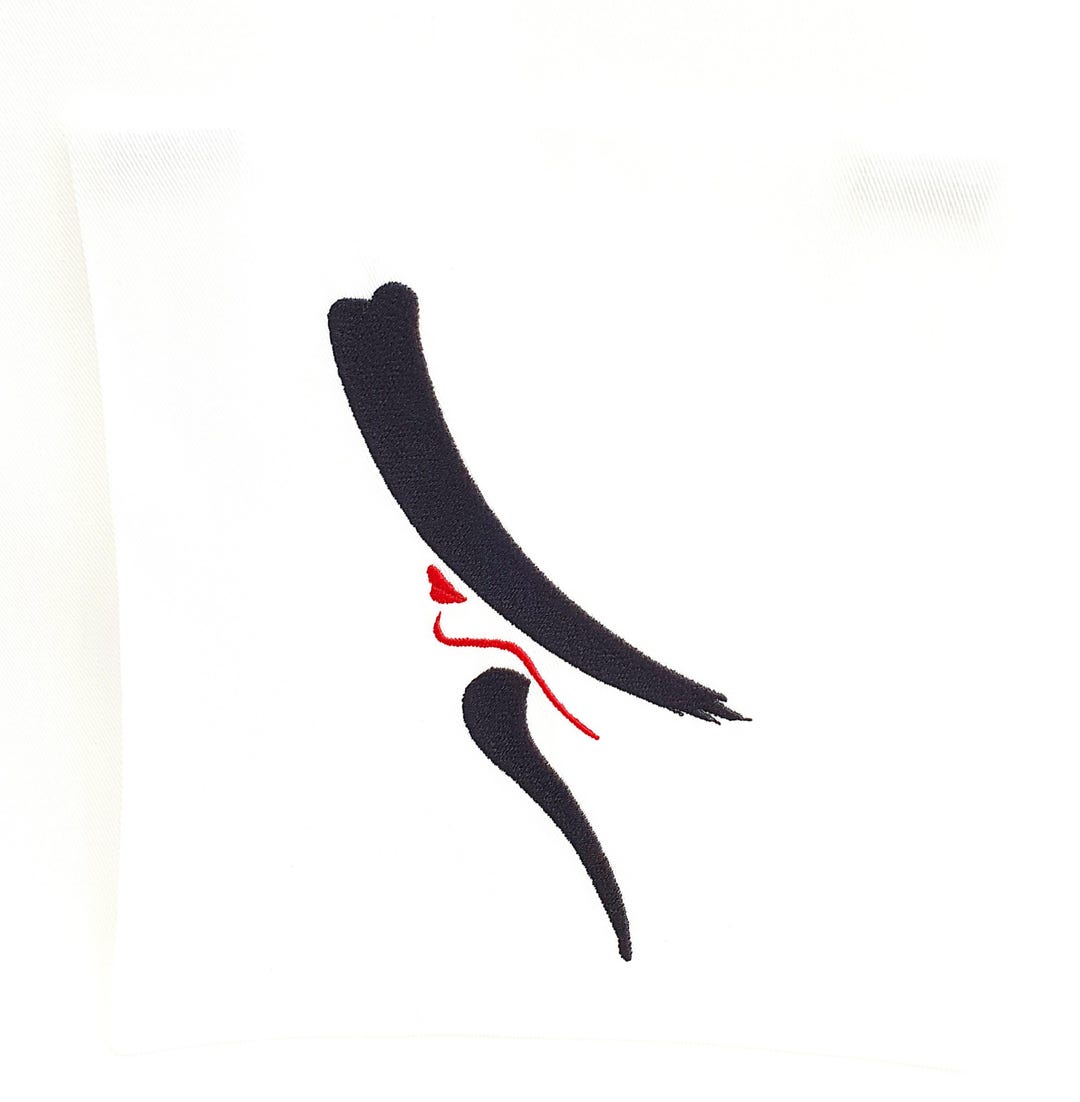 Minimalist Lady Embroidery Design: Brush Stroke Art (digital Download ...