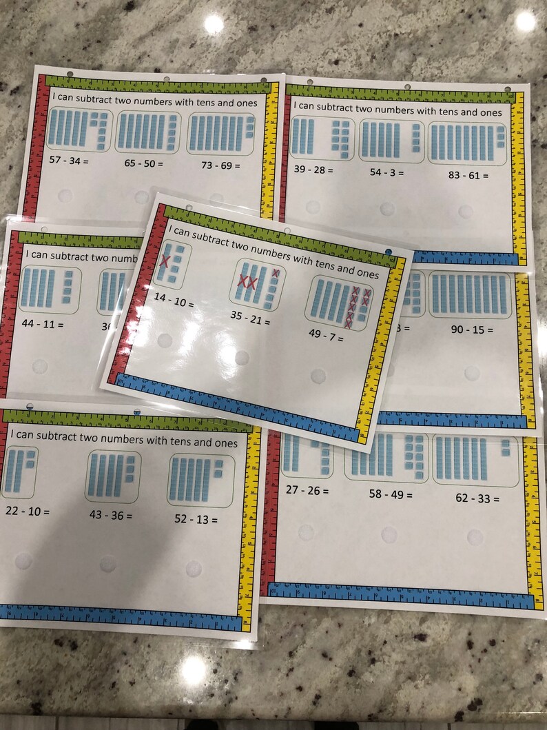 First Grade Learning Binder Extended 69 Interactive Laminated - Etsy