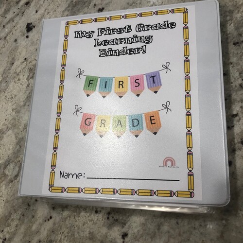 First Grade Learning Binder Extended 69 Interactive Pages | Etsy