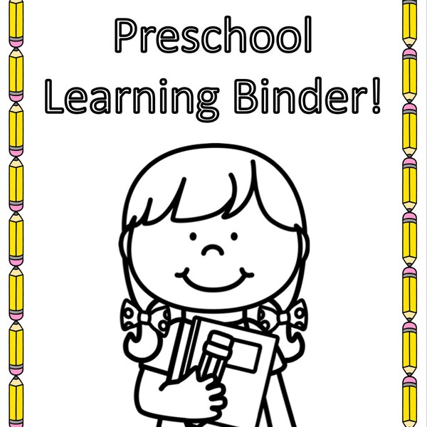 Preschool Learning Binder - Etsy