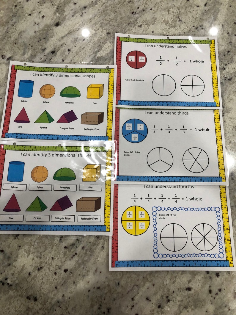 First Grade Learning Binder Extended 69 Interactive Laminated - Etsy
