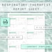 Respiratory Therapist Report Sheet Downloadable PDF - Etsy