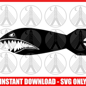 Atomic Bomb Shark Svg Nuclear Bomb Explosion Nuke Svg - Etsy