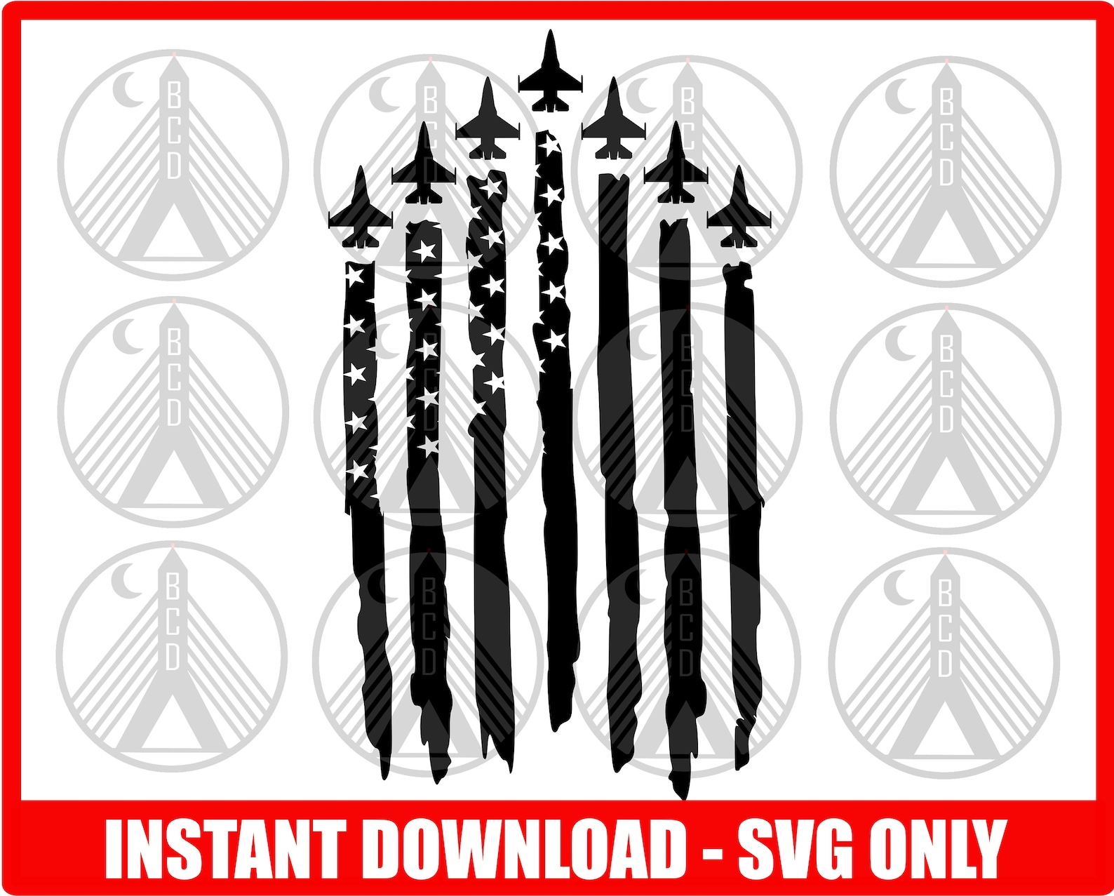 Air Force Fighter Jet Flag Svg Air Force SVG Air Force Flag - Etsy