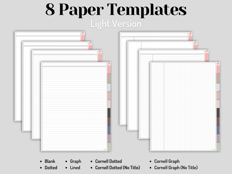 Digital Notebook (light Version) - Etsy