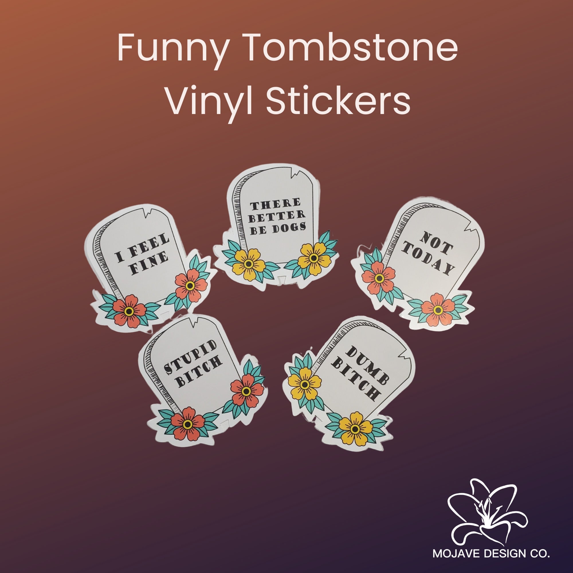Tombstone Sticker Vinyl Sticker Tombstones Stickers - Etsy