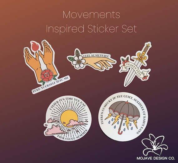 Movements Sticker Movements Stickers Water Resistant - Etsy