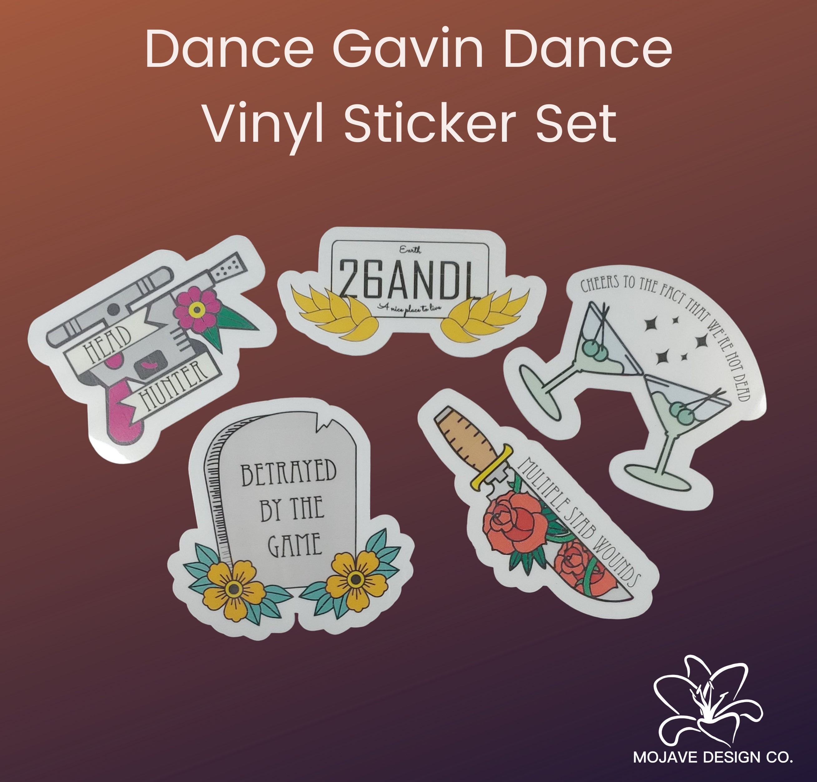 Dance Gavin Dance Sticker DGD Sticker Water Resistant - Etsy
