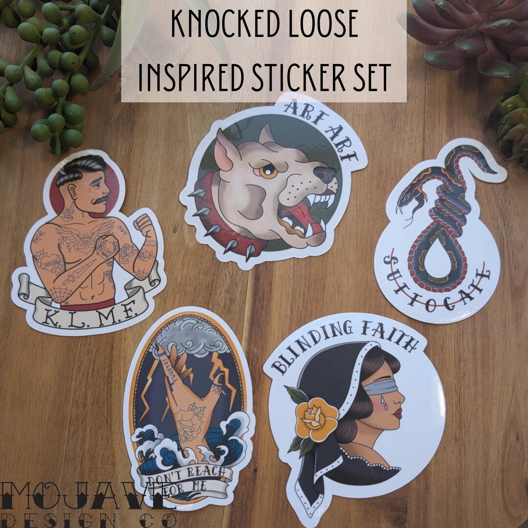 Knocked Loose Sticker | Knocked Loose | Water Resistant Sticker | Vinyl ...