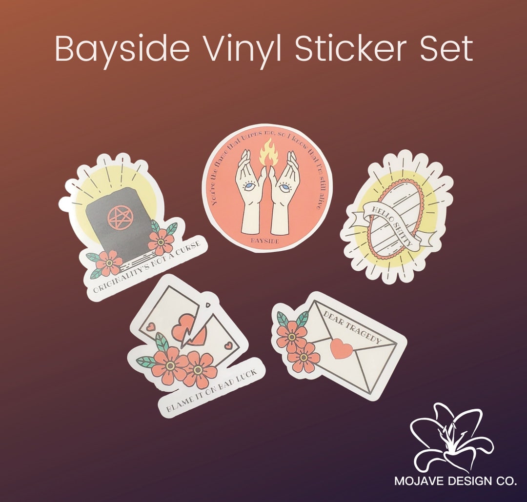 Bayside Sticker | Bayside Lyrics Sticker | Water Resistant Sticker ...