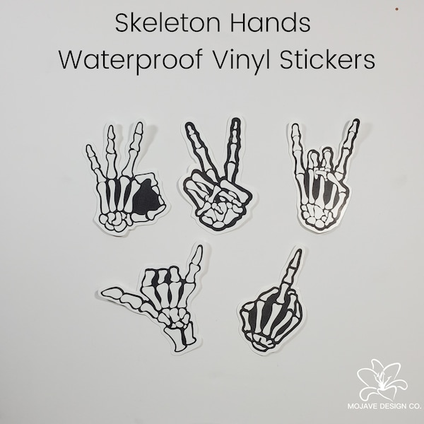 Skeleton Sticker - Etsy