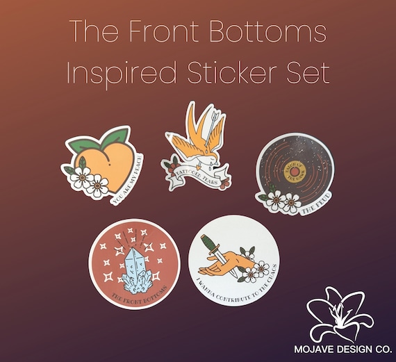 The Front Bottoms Sticker the Front Bottoms Stickers - Etsy