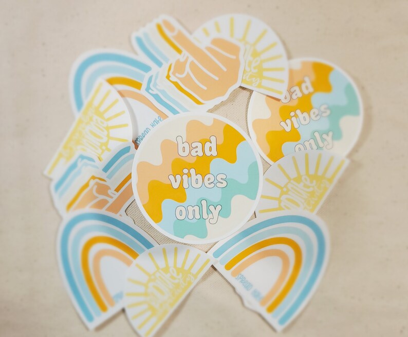 Demotivational Sticker Vinyl Sticker VSCO Stickers | Etsy