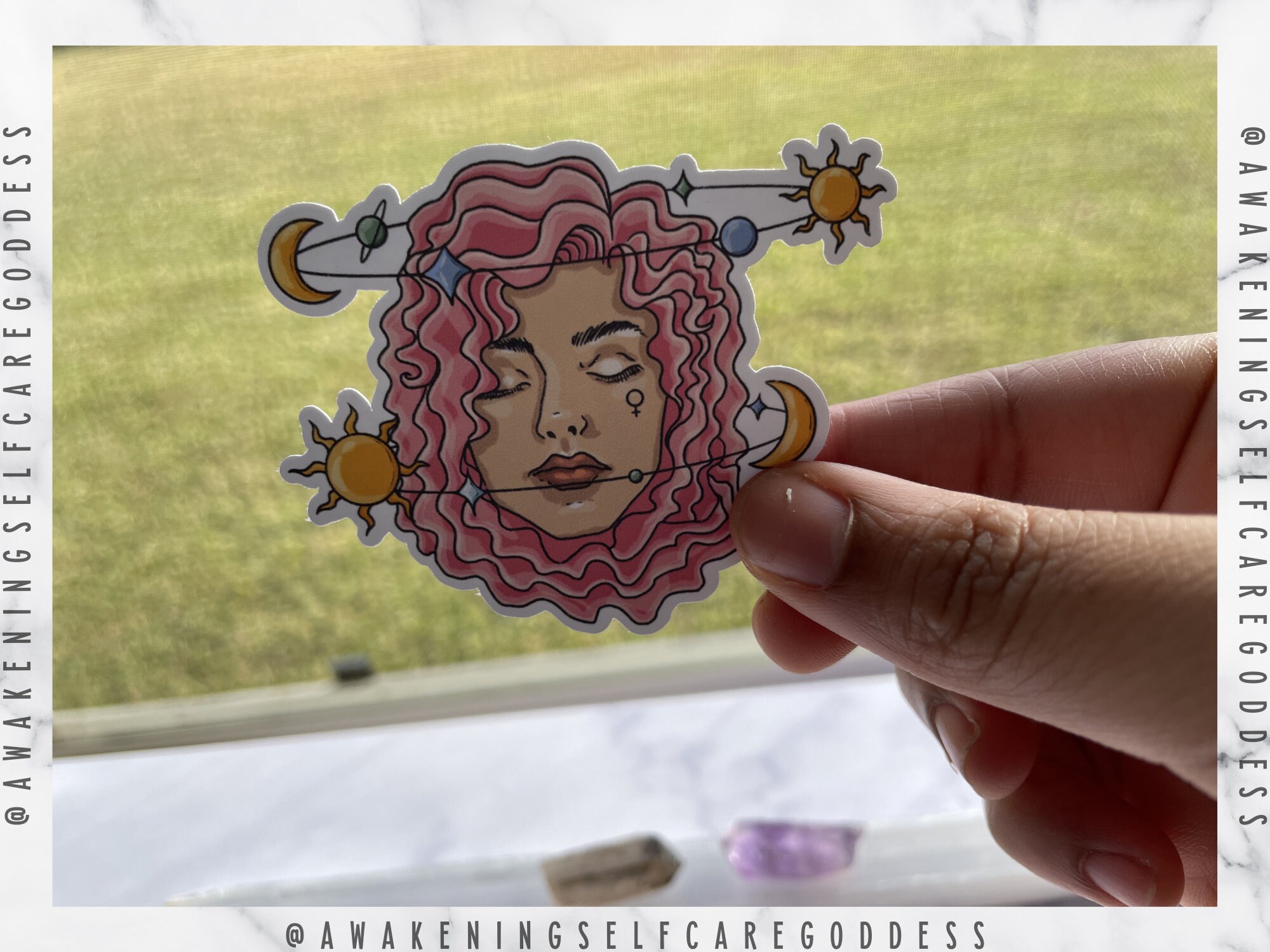 Miss Universe Waterproof Sticker | Spiritual Sticker | Metaphysical ...