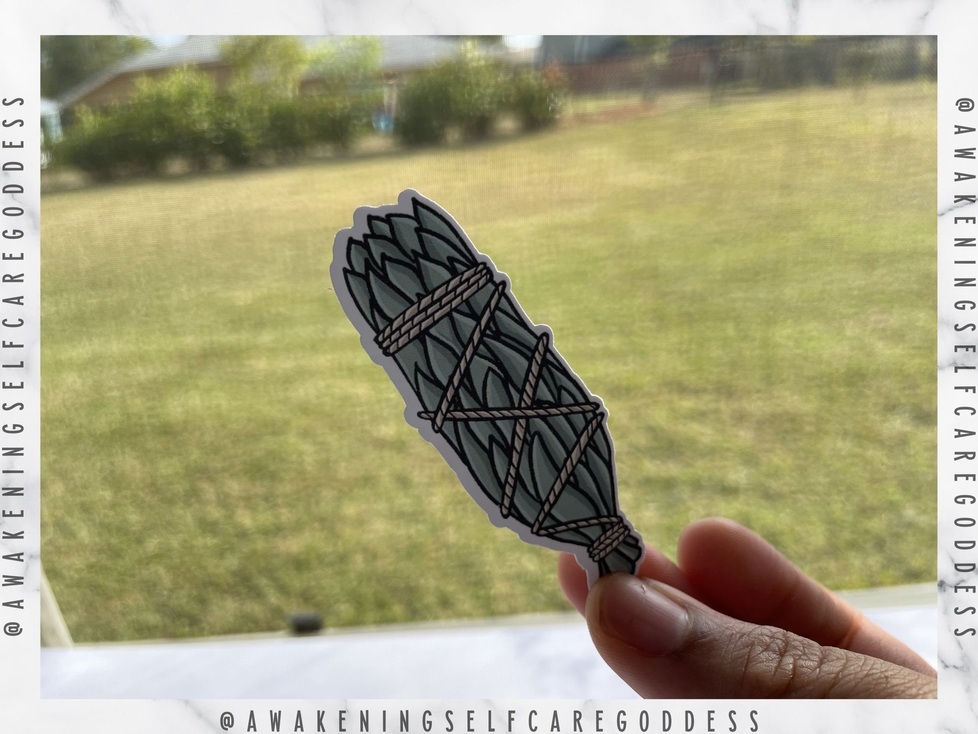 Smudging Stick Waterproof Sticker Spiritual Sticker Metaphysical ...