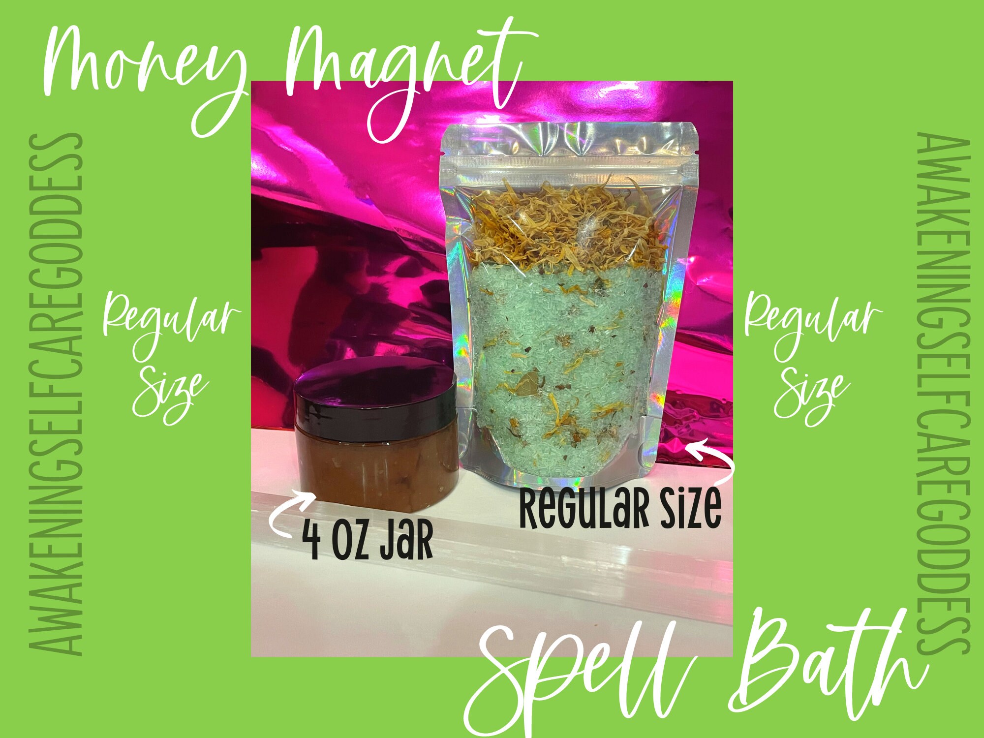 Money Magnet Intention + Herb Based Spell Bath | All Natural Self Care ...