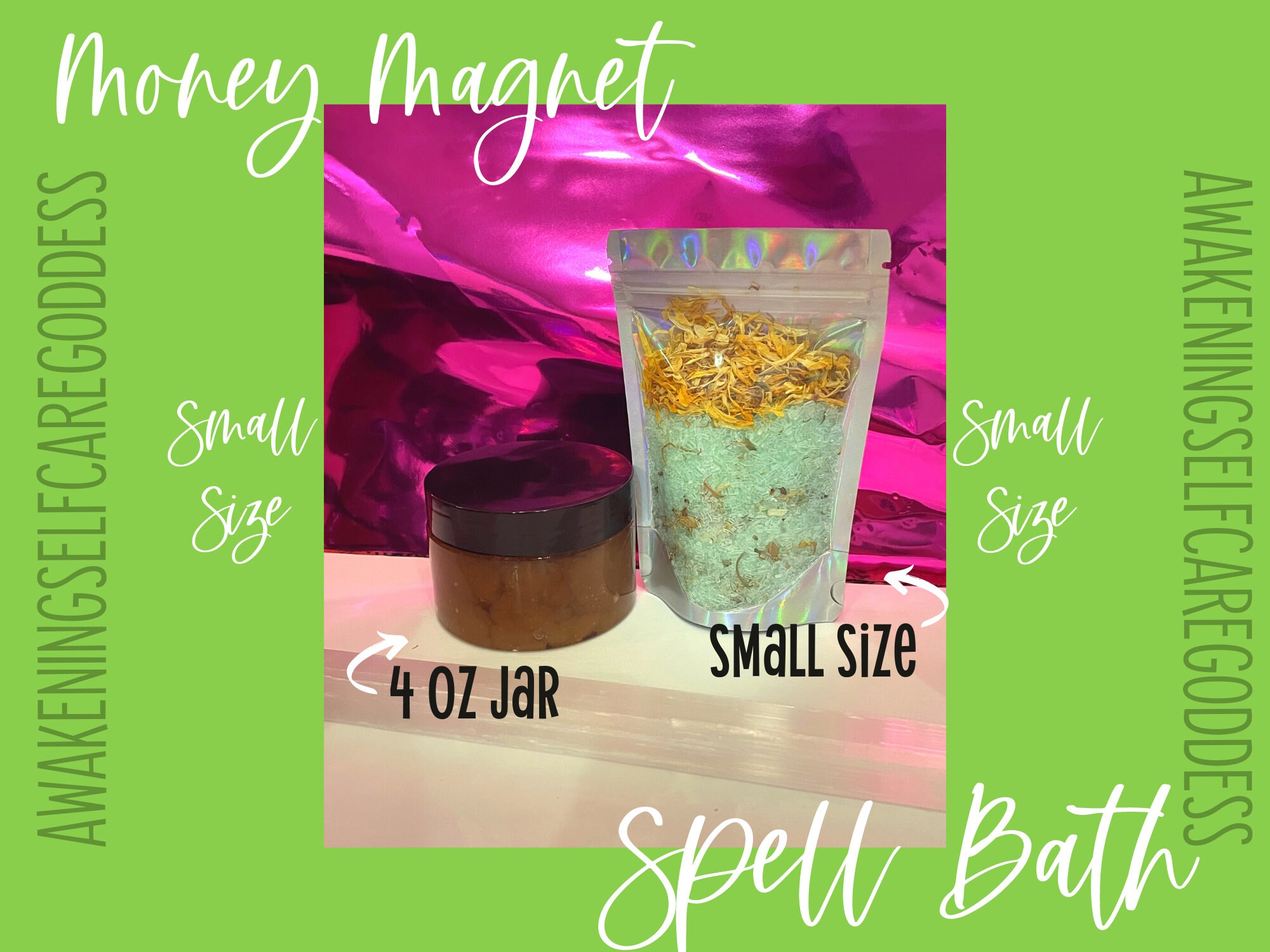 Money Magnet Intention + Herb Based Spell Bath | All Natural Self Care ...