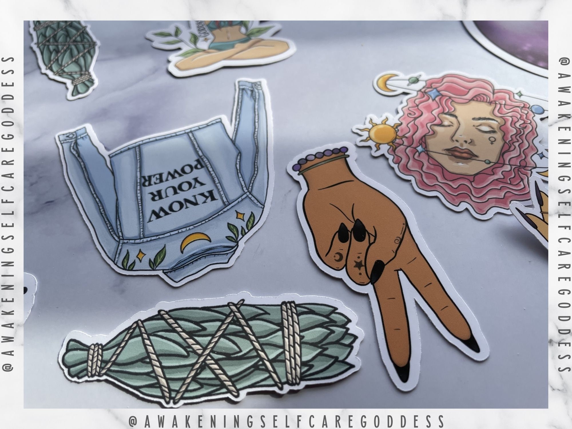 Know Your Power Waterproof Sticker Spiritual Sticker Metaphysical ...