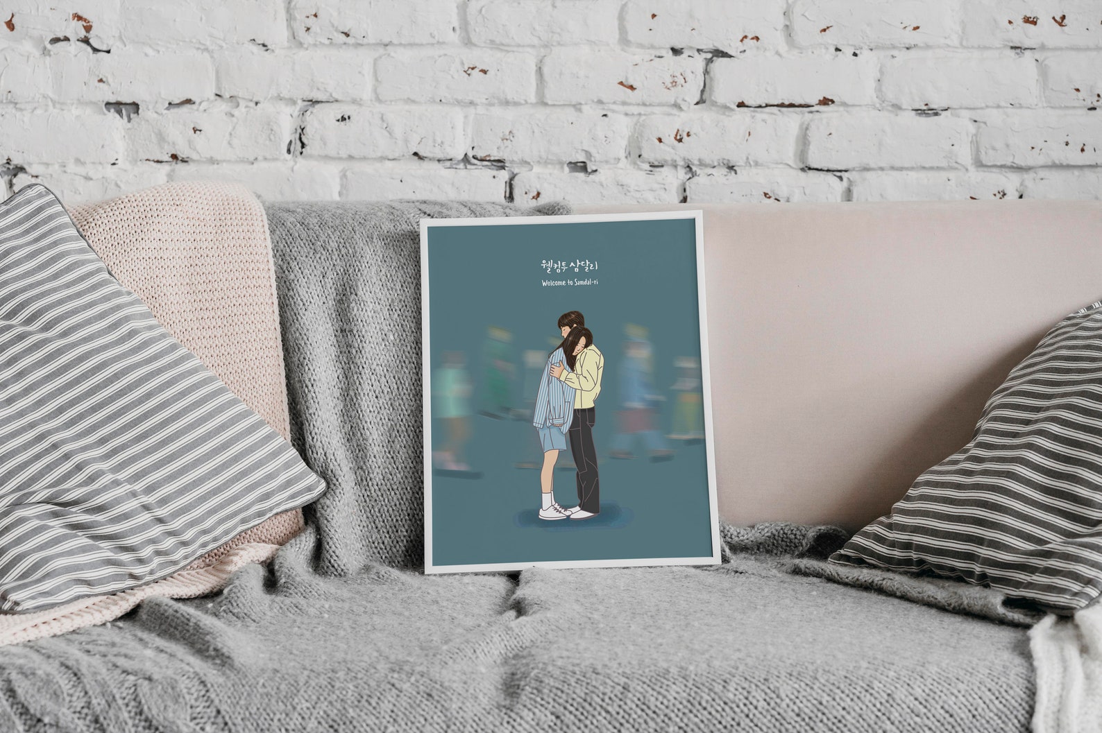 K-drama Welcome to Samdal-ri Printable Illustration - Etsy