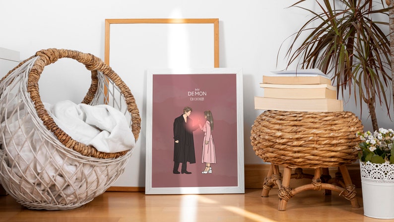 K-drama My Demon Printable Illustration - Etsy