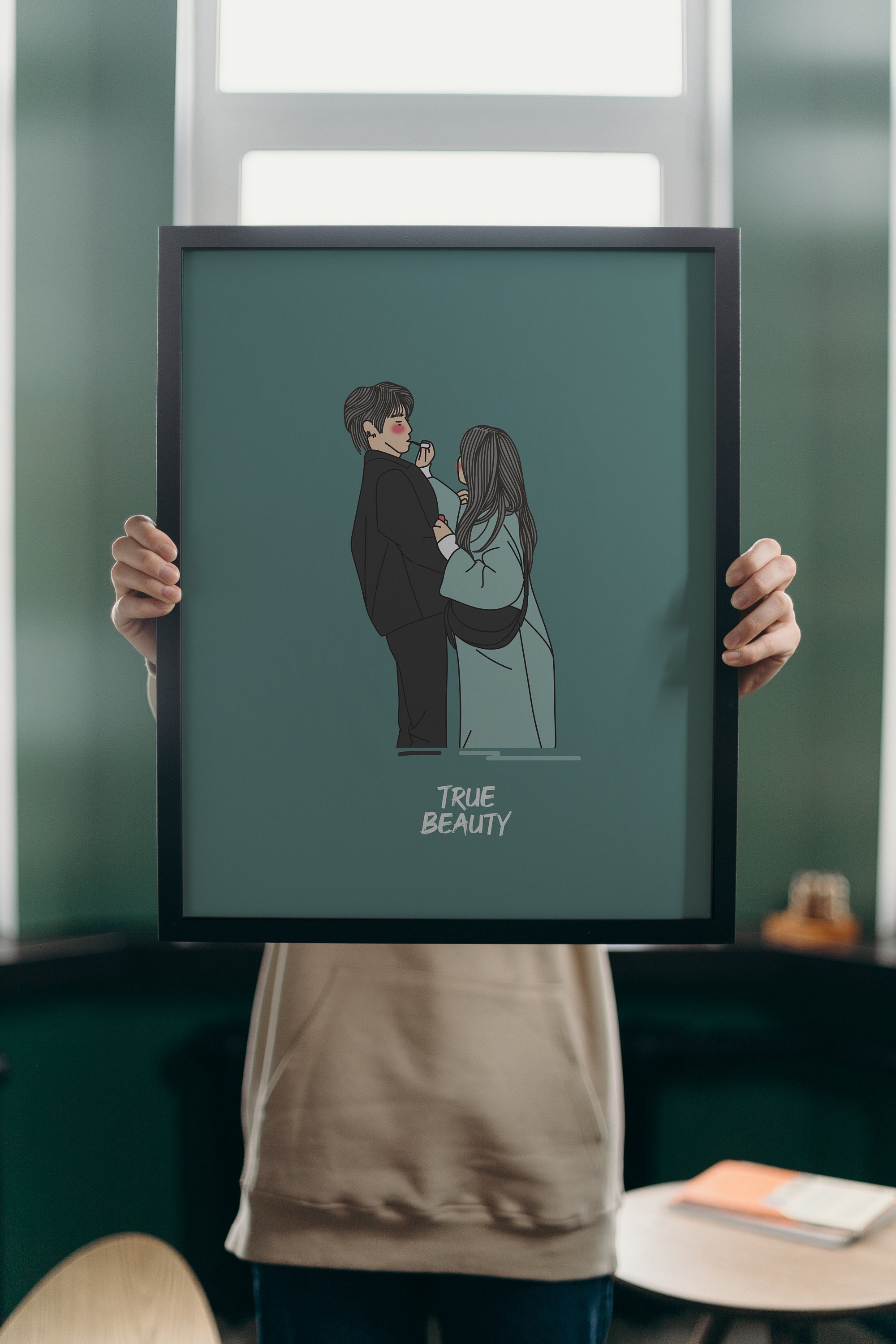 K-drama True Beauty Illustration Digital Download - Etsy