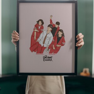 K-drama the Uncanny Counter Printable Illustration - Etsy