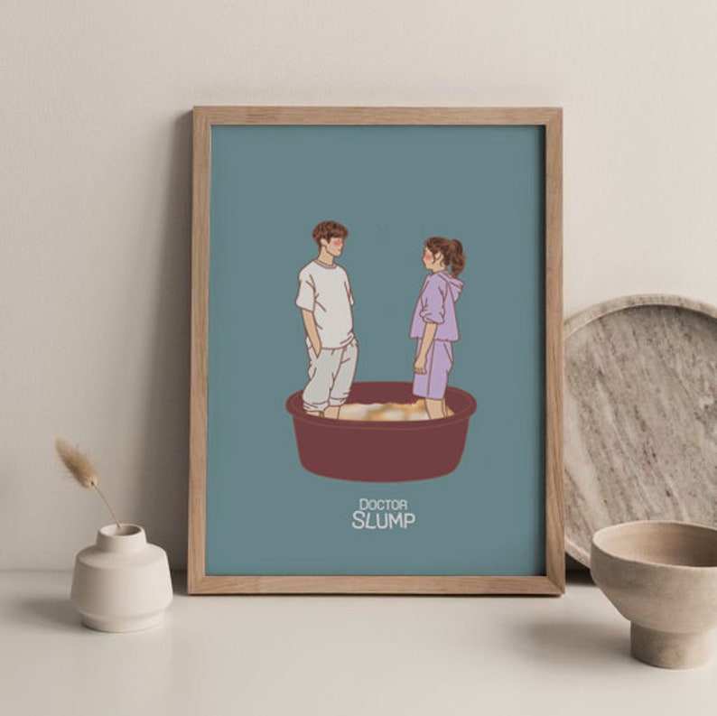 K-drama Doctor Slump Printable Illustration - Etsy