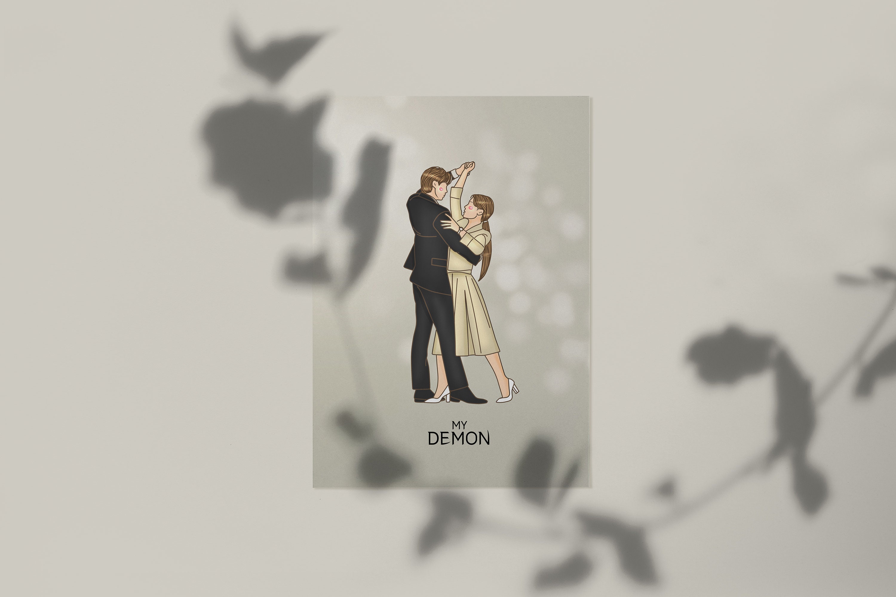 K-drama My Demon Printable Illustration - Etsy