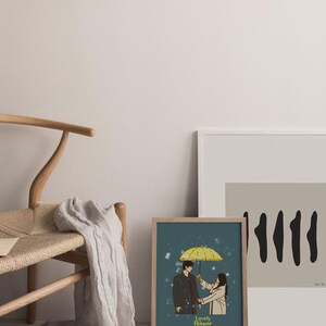 K-drama Lovely Runner Printable Illustration Digital Download - Etsy