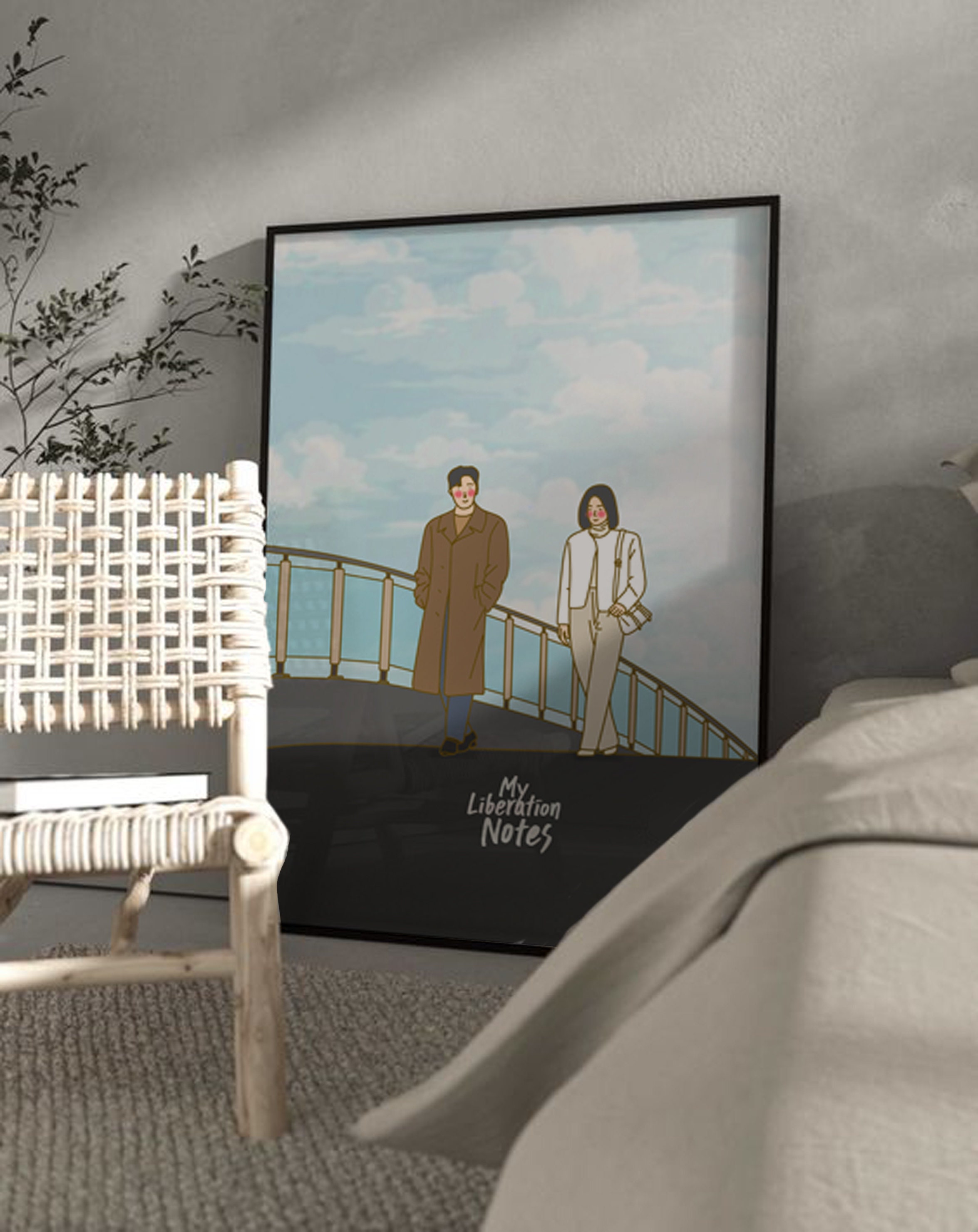 K-drama My Liberation Notes Printable Illustration - Etsy