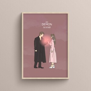 K-drama My Demon Printable Illustration - Etsy