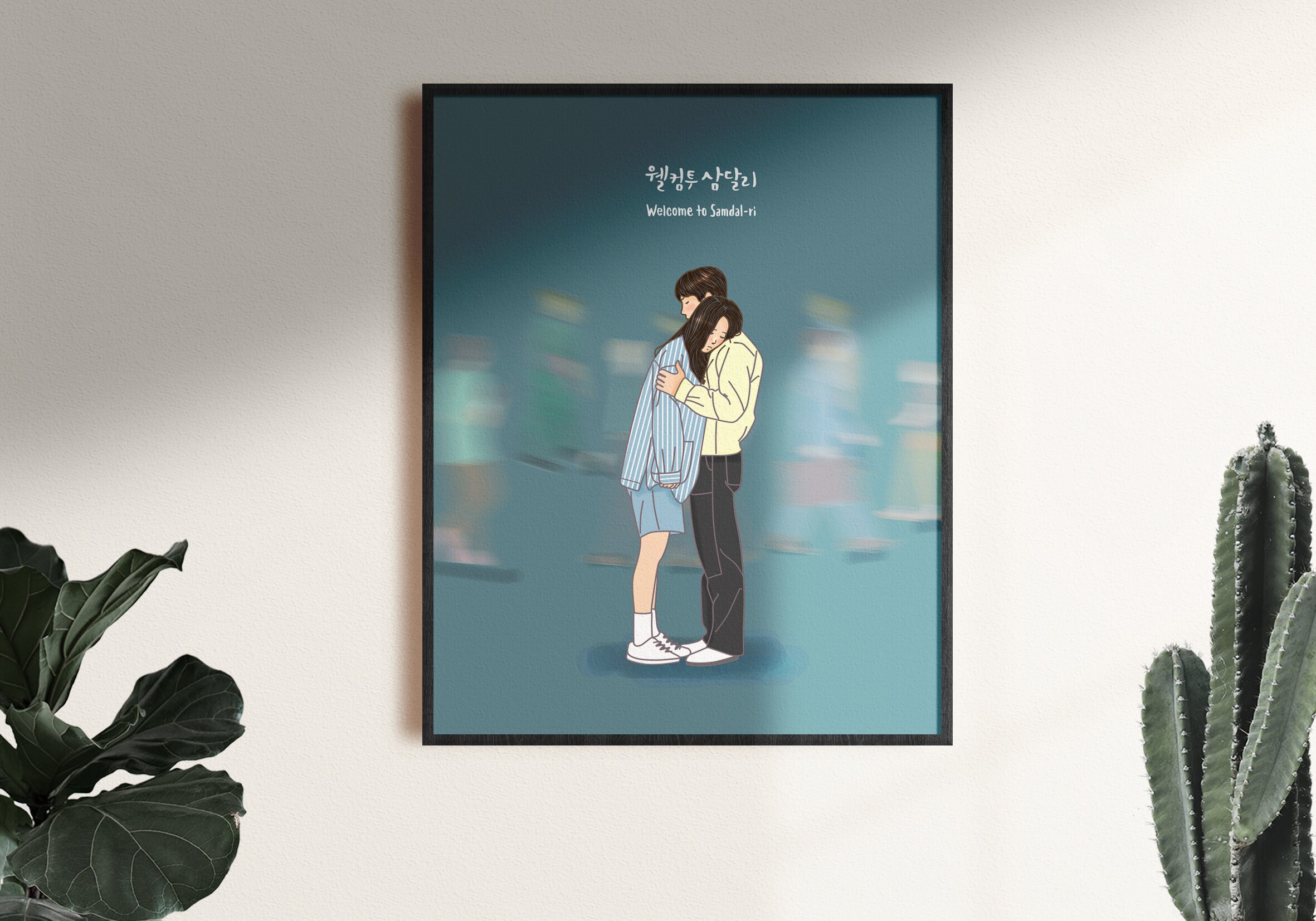 K-drama Welcome to Samdal-ri Printable Illustration - Etsy