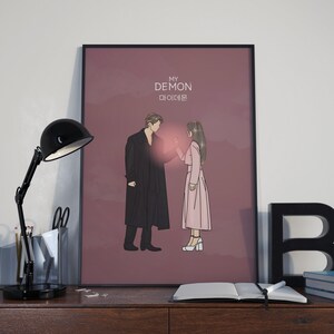 K-drama My Demon Printable Illustration - Etsy