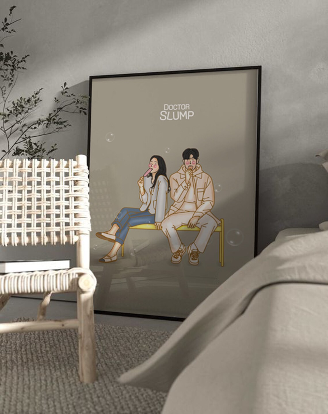 K-drama Doctor Slump Printable Illustration - Etsy
