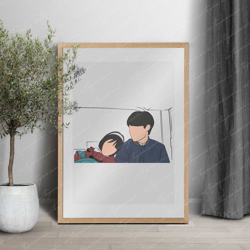 K-drama Reply 1988 Printable Illustration | Etsy