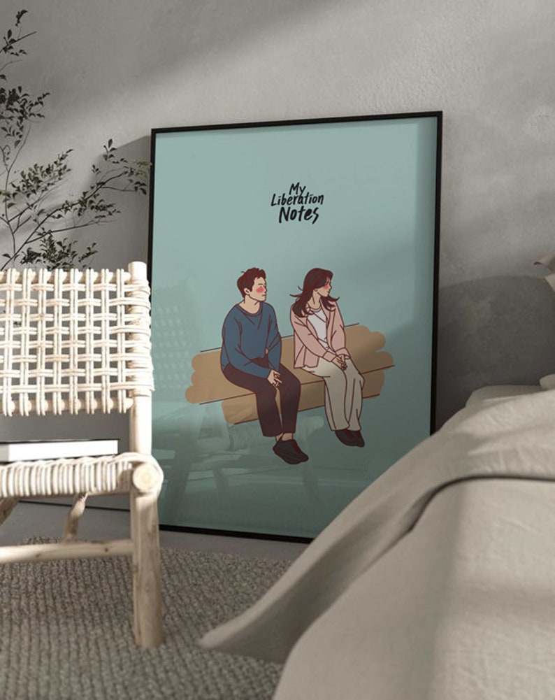 K-drama My Liberation Notes Illustration - Etsy
