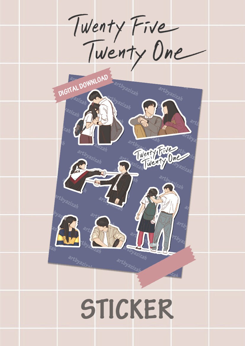 Twenty Five Twenty One K-drama Printable Stickers - Etsy