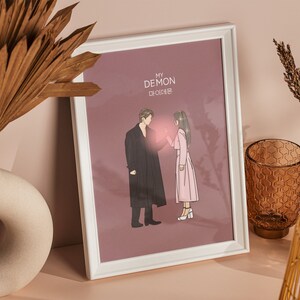 K-drama My Demon Printable Illustration - Etsy