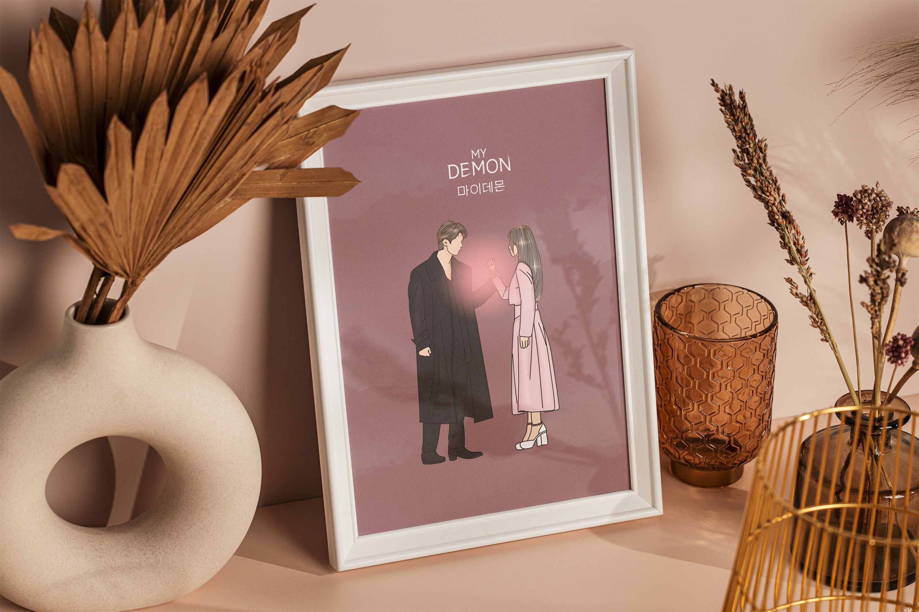 K-drama My Demon Printable Illustration - Etsy