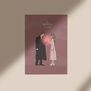 K-drama My Demon Printable Illustration - Etsy