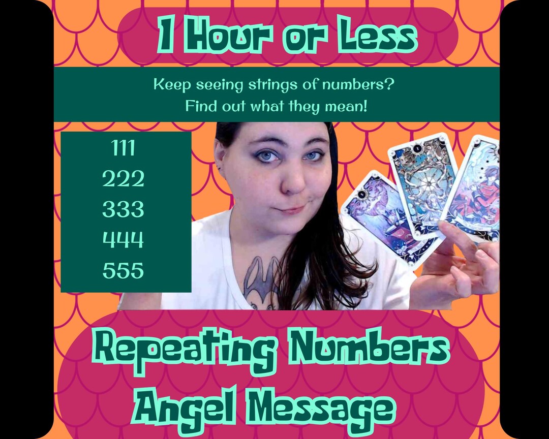 Repeating Angel Number Tarot Oracle Intuitive Detailed Reading by ...