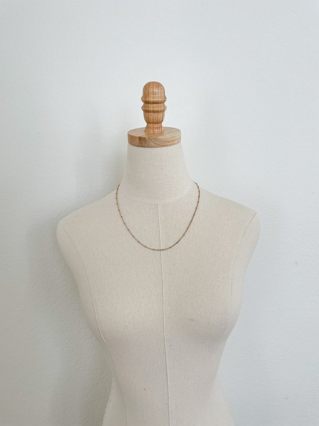 90s Gold Plated Vintage Chain Link Necklace - Etsy