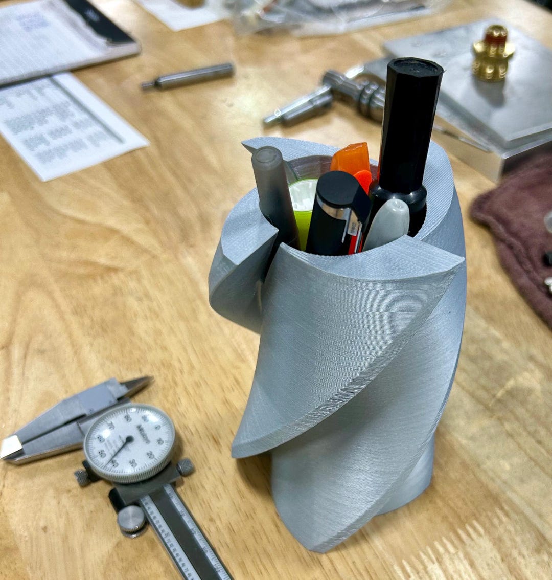 Machinist Tool Maker Pencil Holder, Machinist Gift, Pen, Marker ...