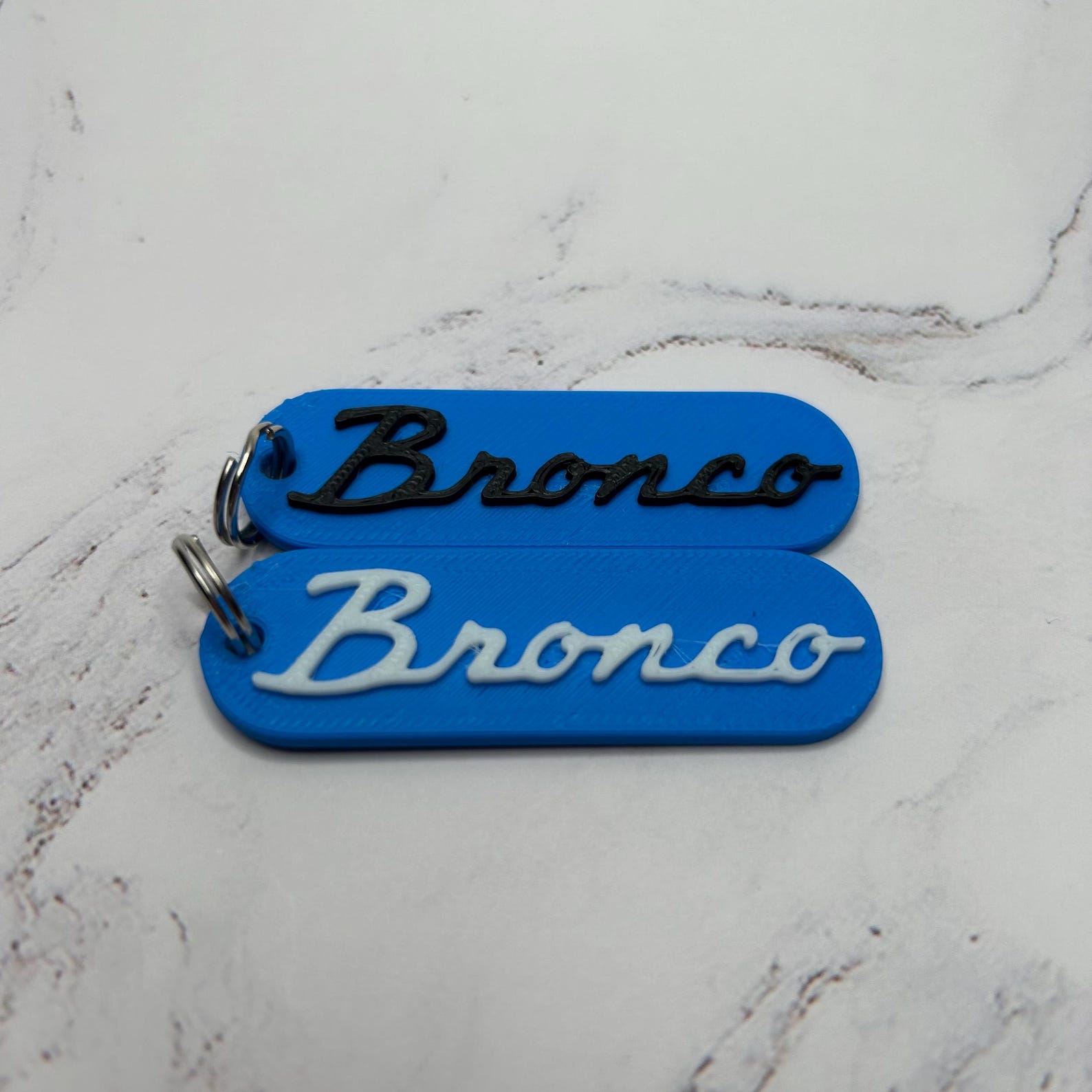 Customizable Bronco Logo Keychain: 3D Printed Ford Keyring - Etsy
