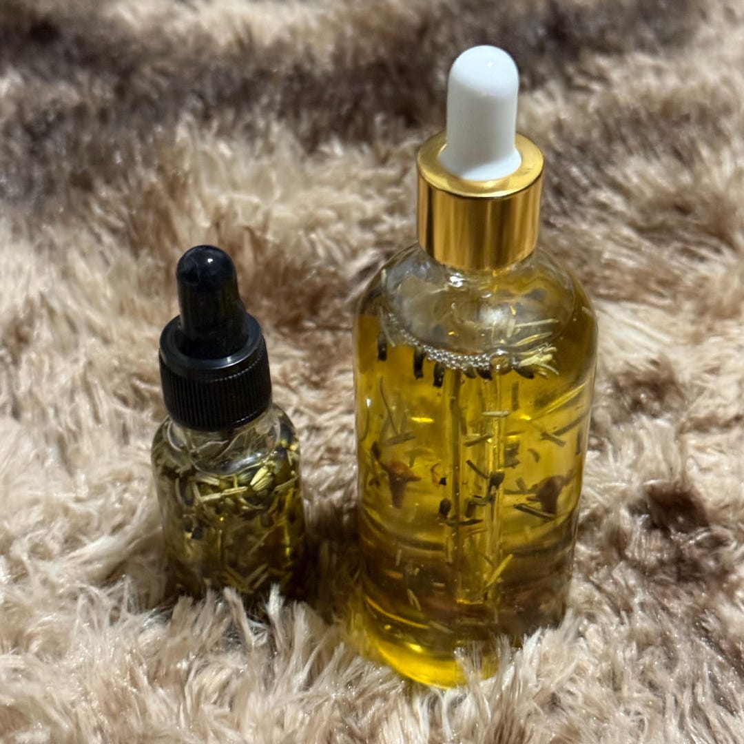 Organic Hair Grow Oil - Etsy