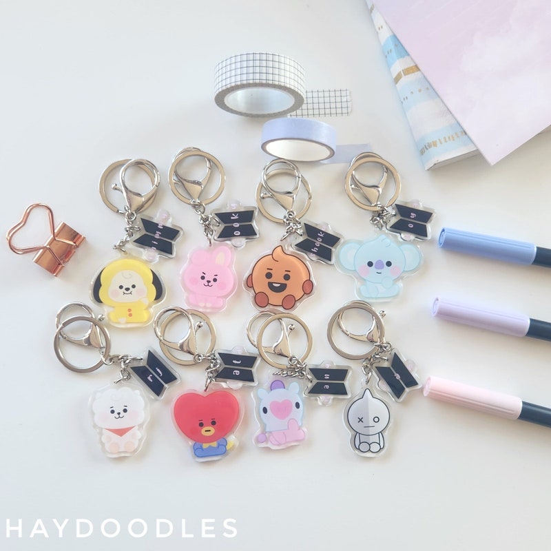 Bts Keychain - Etsy
