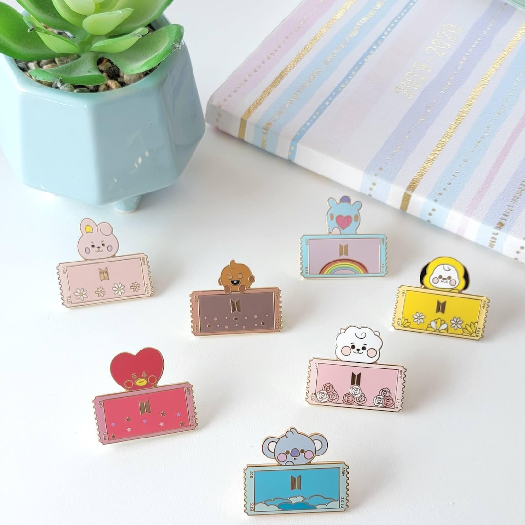 BTS Ticket Enamel | KPOP | Enamel Pin | Badge - Etsy